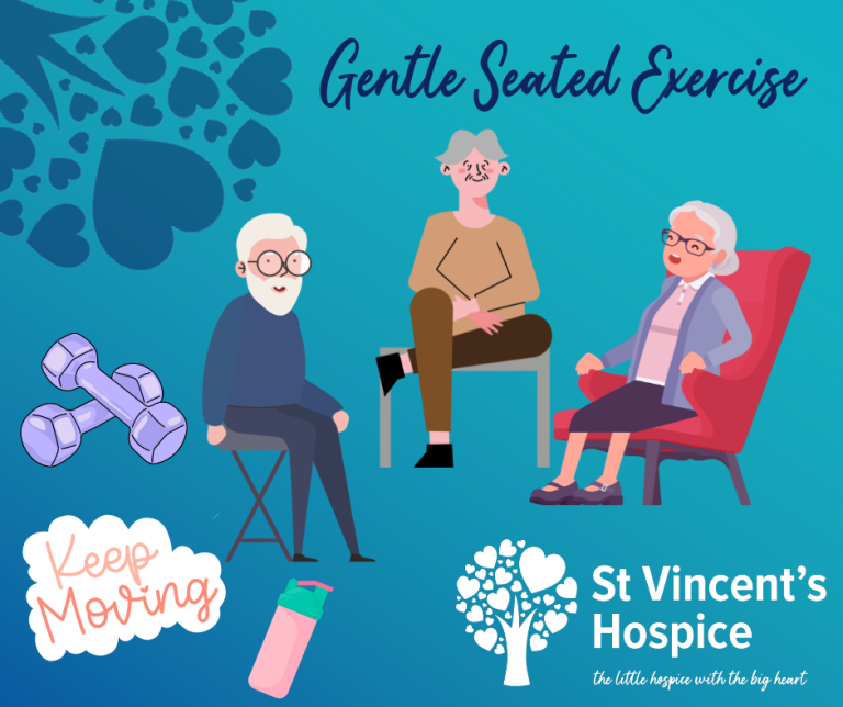 Gentle Seated Exercise 1-3pm - St Vincents Hospice